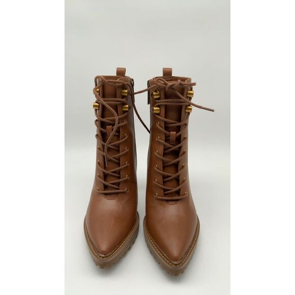 Michael Kors | Shoes | Michael Kors Womens Kyle Lace Up Bootie Luggage ...